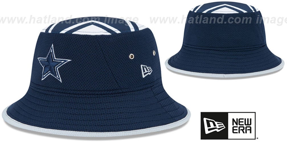 Dallas Cowboys TOPPER TRAINING BUCKET Navy Hat by New Era