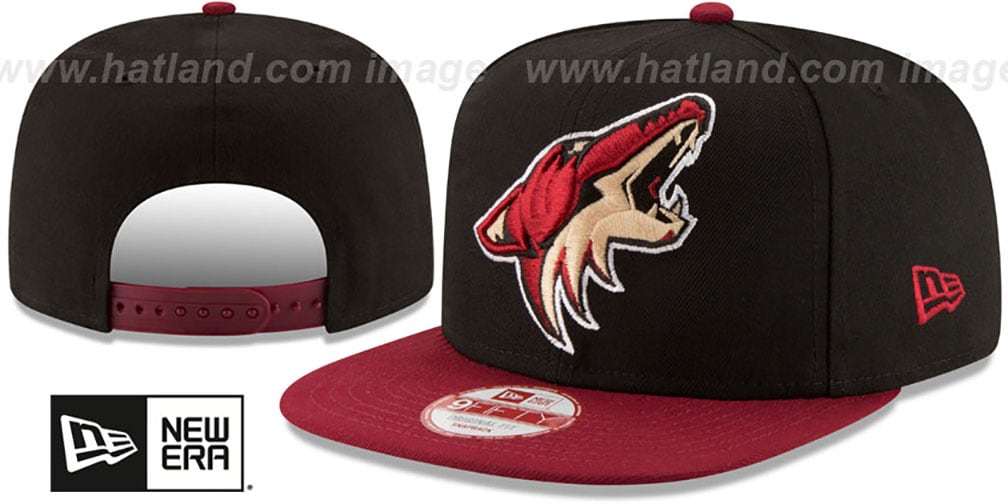 Coyotes LOGO GRAND REDUX SNAPBACK Black-Burgundy Hat