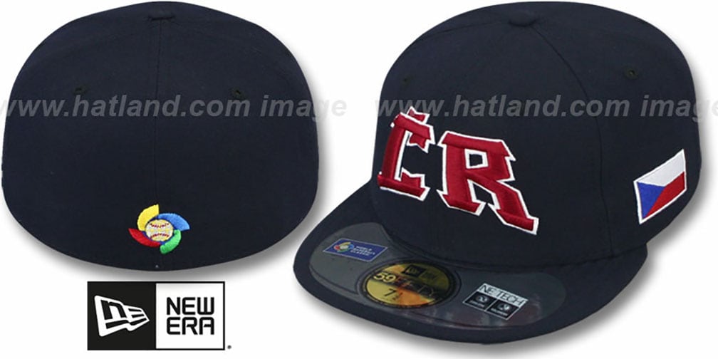 Czech Republic PERFORMANCE WBC Navy Hat by New Era