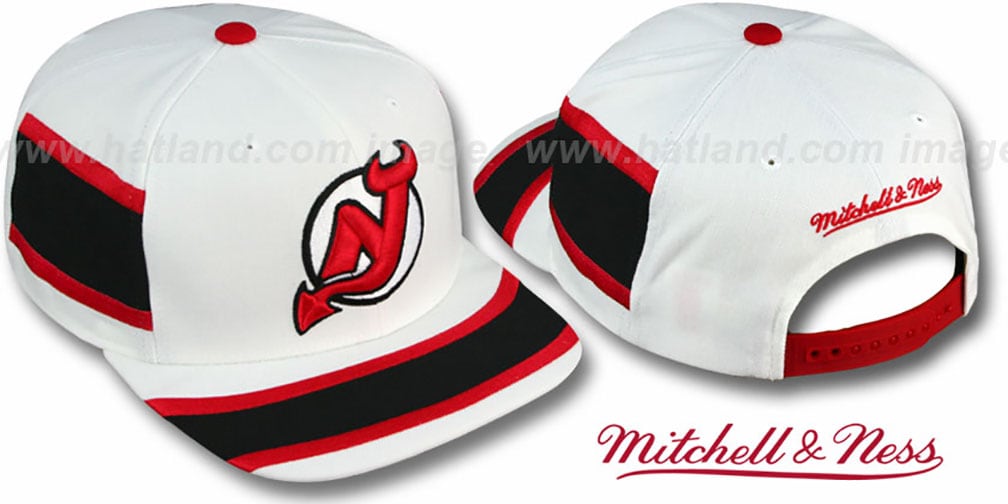 Devils TEAM JERSEY SNAPBACK Hat by Mitchell and Ness