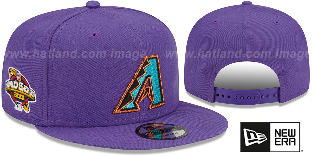 Arizona Diamondbacks 2001 WS SIDE-PATCH SNAPBACK Hat