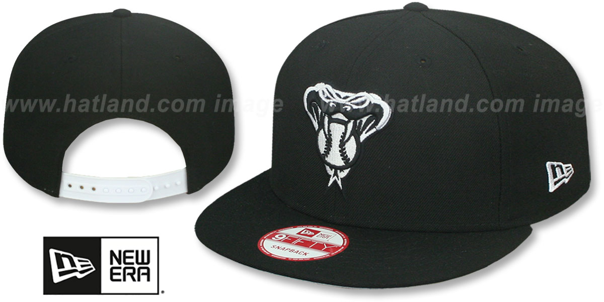 Arizona Diamondbacks TEAM-BASIC SNAPBACK Black-White Hat