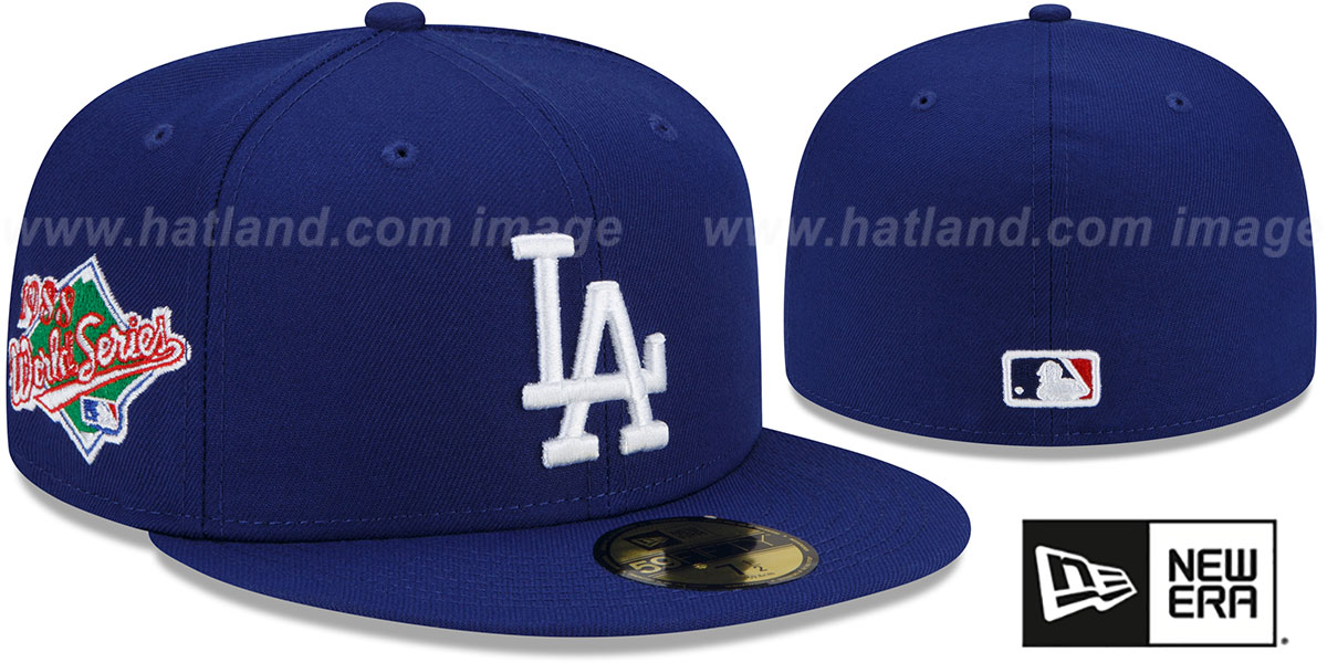 Los Angeles Dodgers 1988 WORLD SERIES SIDE-PATCH UP Fitted Hat