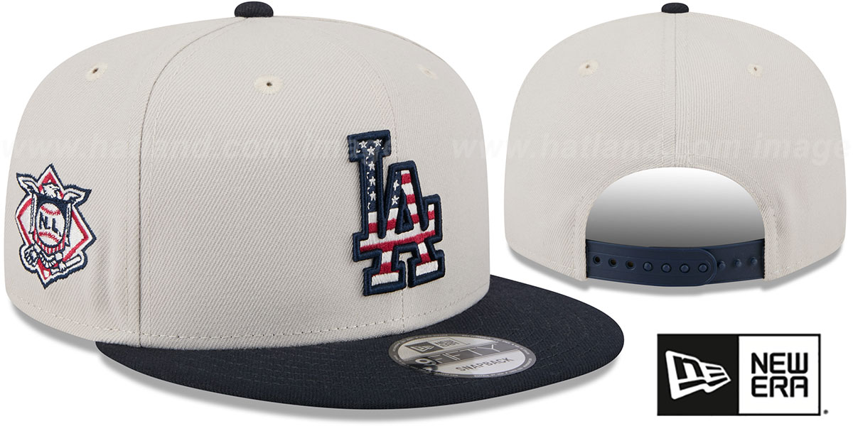Los Angeles Dodgers 2024 JULY 4TH STARS N STRIPES SNAPBACK Hat