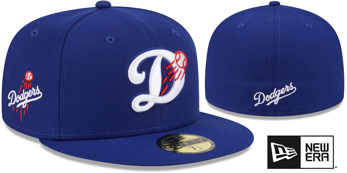 Los Angeles Dodgers DECEPTOR Royal Fitted Hat by New Era