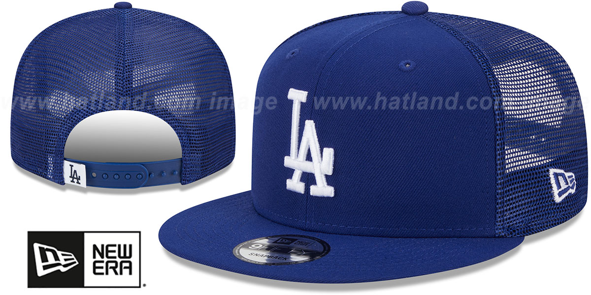 Los Angeles Dodgers TEAM-BASIC TRUCKER SNAPBACK Royal Hat