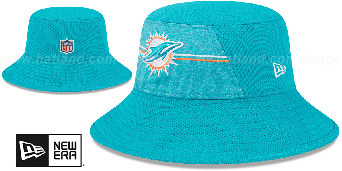 Miami Dolphins 2023 NFL TRAINING CAMP BUCKET Aqua Hat