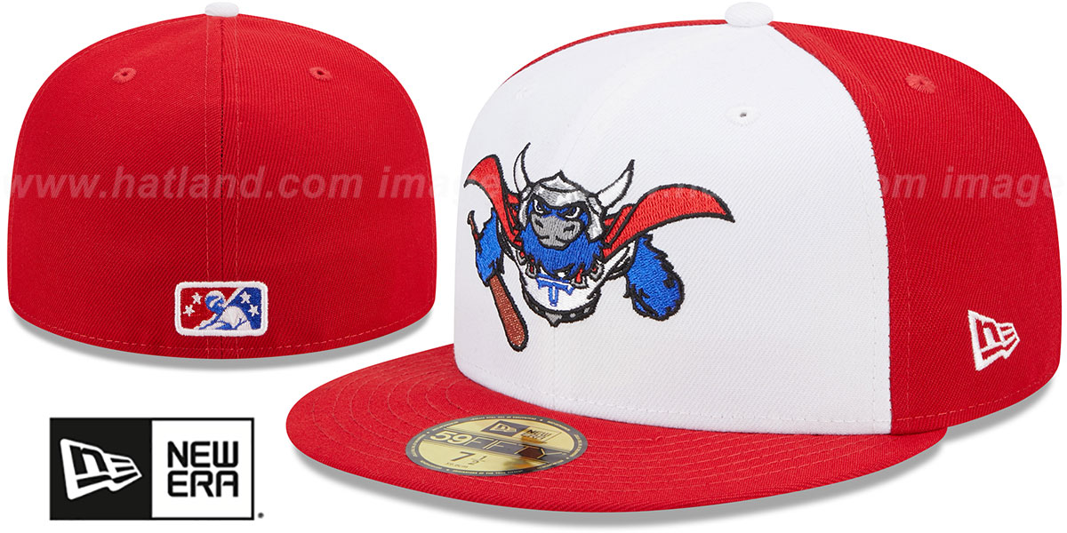 Tulsa Drillers MILB MARVEL DEFENDERS White-Red Fitted Hat