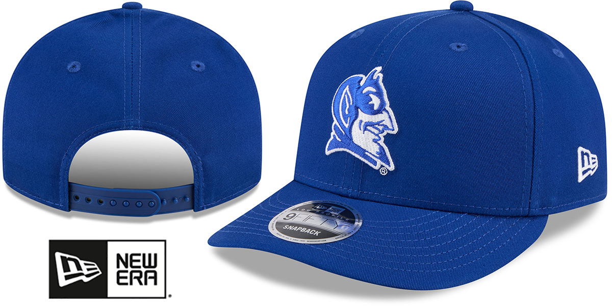 Duke LOW-CROWN TEAM-BASIC SNAPBACK Royal Hat by New Era