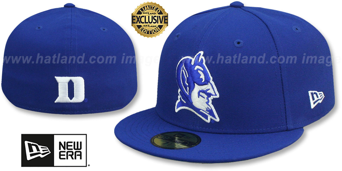 Duke NCAA ALTERNATE TEAM-BASIC Royal Fitted Hat by New Era