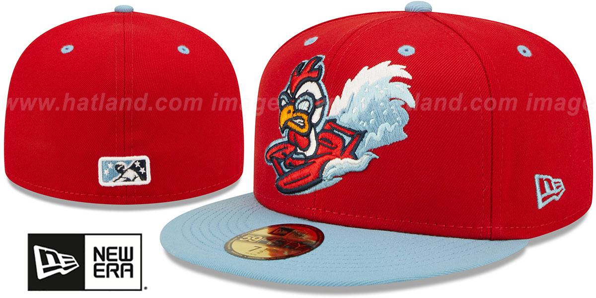 Tri-City Dust Devils THEME NIGHT Red-Sky Fitted Hat