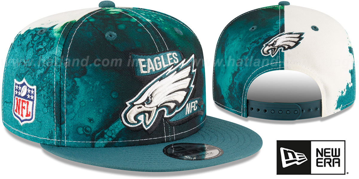 Philadelphia Eagles 2022 NFL SIDELINE TIE-DYE SNAPBACK Hat