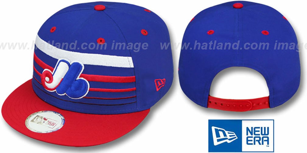 Expos COOP SOL RAY SNAPBACK Royal-Red Hat by New Era
