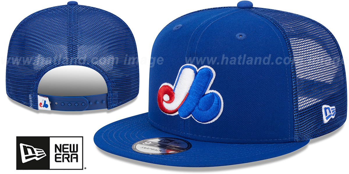 Montreal Expos COOP TEAM-BASIC TRUCKER SNAPBACK Royal Hat