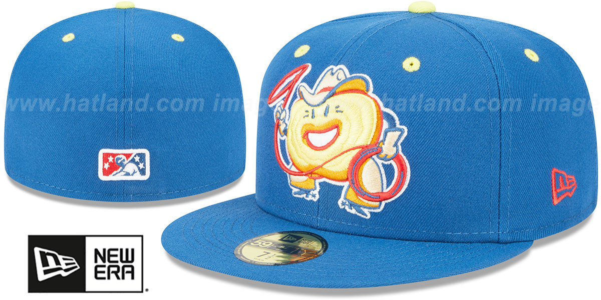 Round Rock Express THEME NIGHT Blue Fitted Hat by New Era