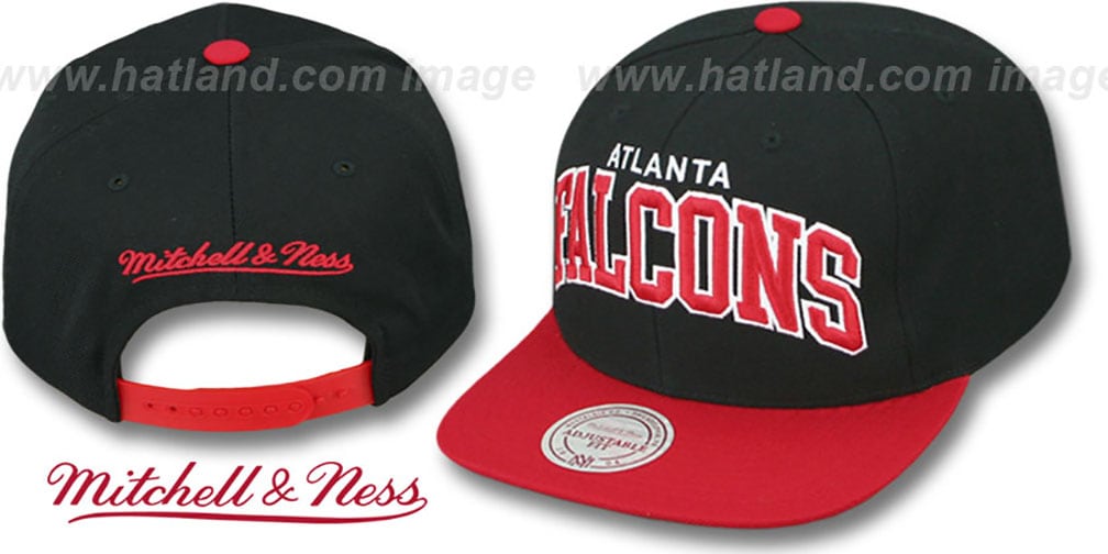 Atlanta Falcons BLOCK-ARCH SNAPBACK Black-Red Hat