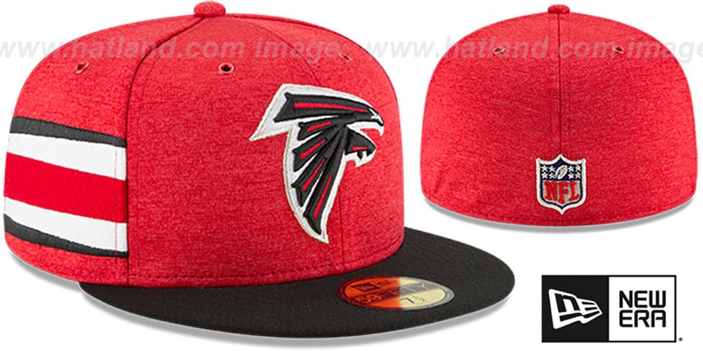Atlanta Falcons HOME ONFIELD STADIUM Red-Black Fitted Hat