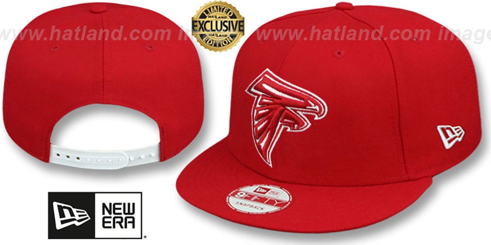 Atlanta Falcons TEAM-BASIC SNAPBACK Red-White Hat by New Era