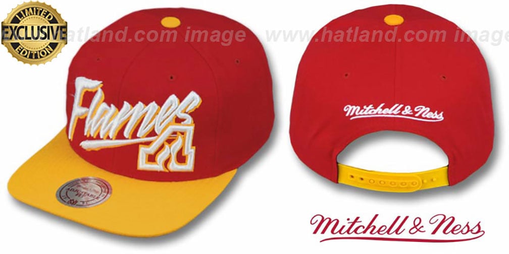 Atlanta Flames 2T VICE SNAPBACK Red-Gold Hat