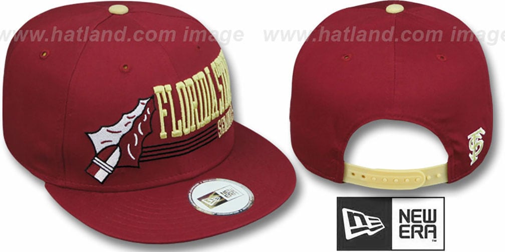 Florida State RETRO-SNAPBACK Burgundy Hat by New Era