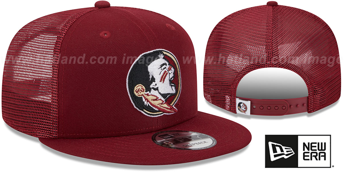 Florida State TEAM-BASIC TRUCKER SNAPBACK Burgundy Hat