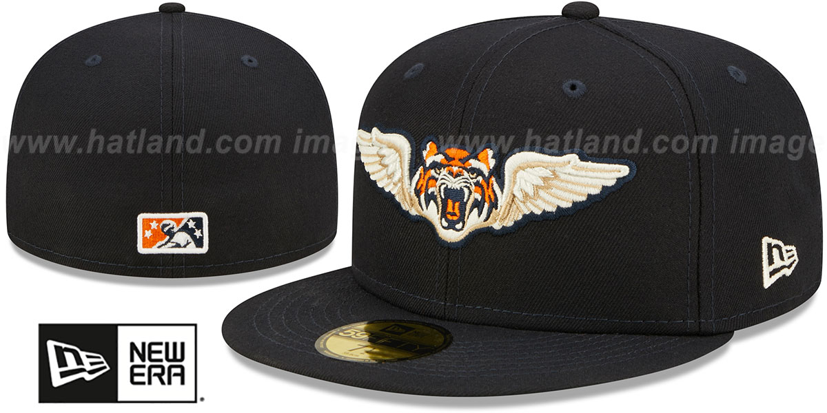 Lakeland Flying Tigers MILB ONFIELD GAME Navy Fitted Hat