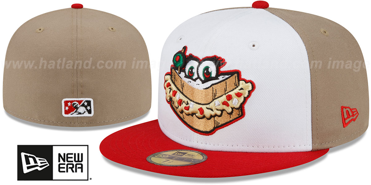 Augusta GreenJackets THEME NIGHT White-Tan-Red Fitted Hat