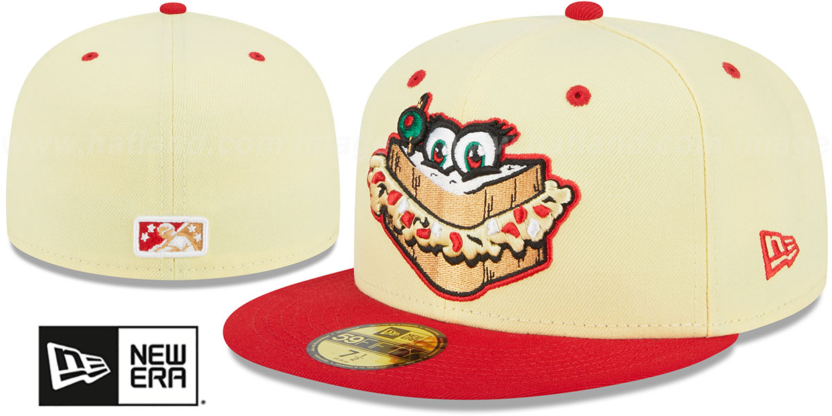 Augusta GreenJackets THEME NIGHT Yellow-Red Fitted Hat