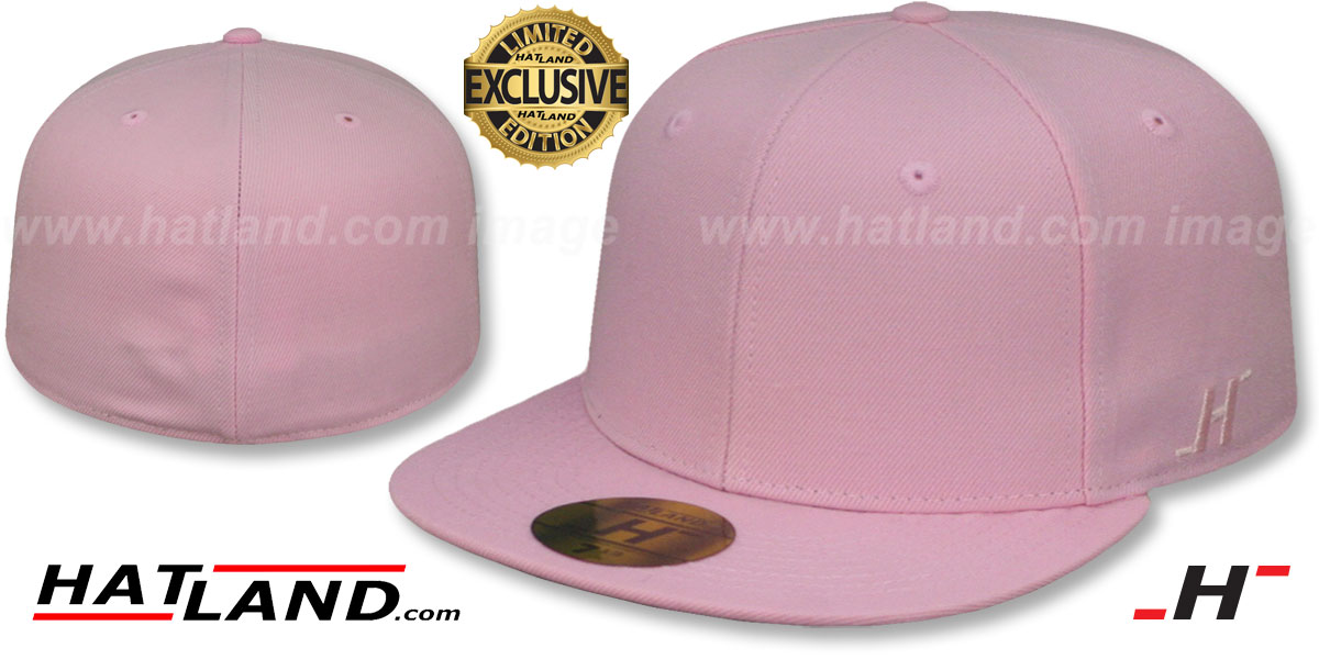 Hatland HYBRID E5-BLANK Solid Pink Fitted Hat