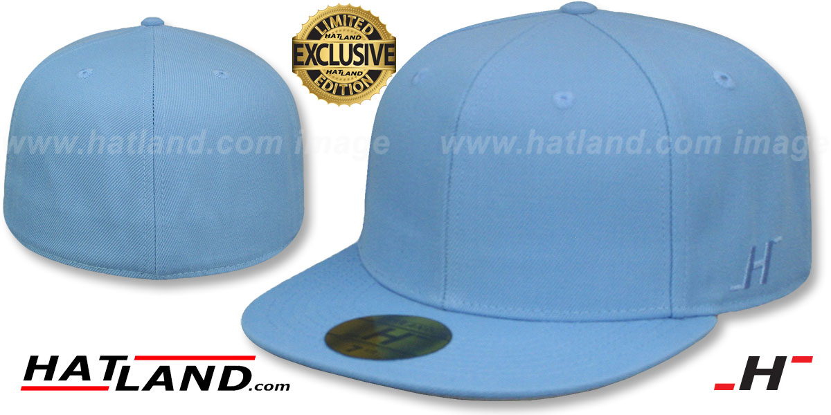Hatland HYBRID E5-BLANK Solid Sky Fitted Hat