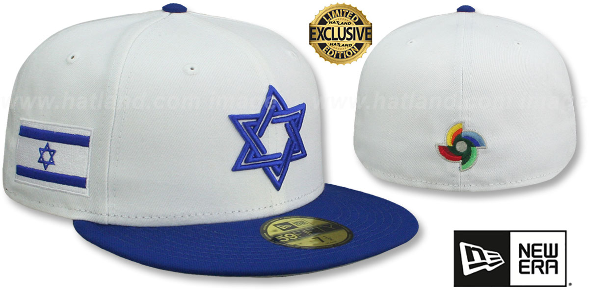 Israel 2023 WBC GAME White-Royal Hat by New Era