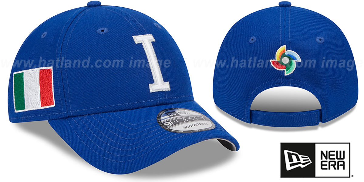 Italy 2023 WBC GAME STRAPBACK Royal Hat by New Era