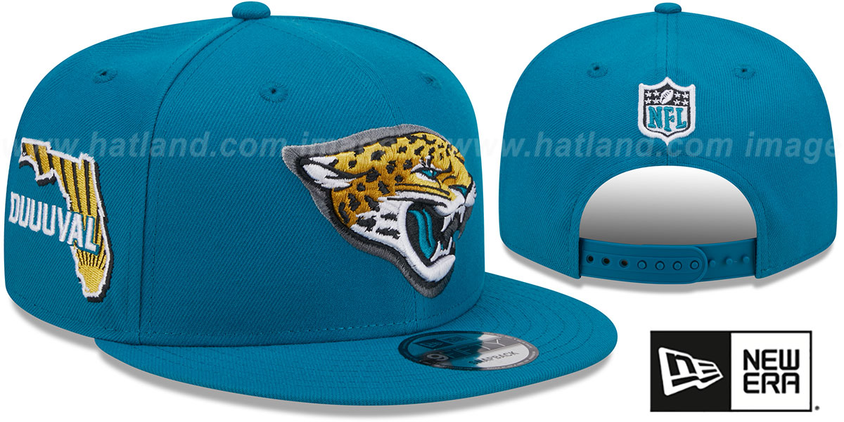 Jacksonville Jaguars 2024 NFL DRAFT SNAPBACK Teal Hat