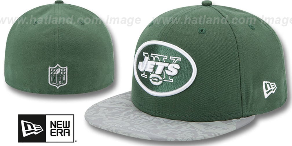 New York Jets 2014 NFL DRAFT Green Fitted Hat by New Era