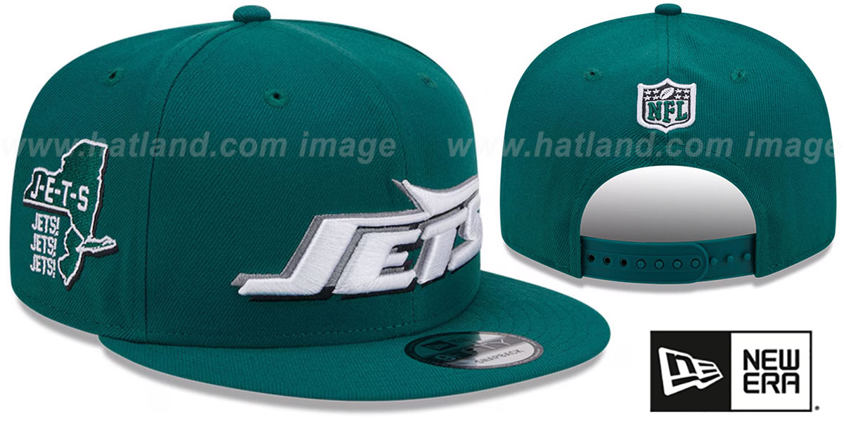 New York Jets 2024 NFL DRAFT SNAPBACK Green Hat by New Era