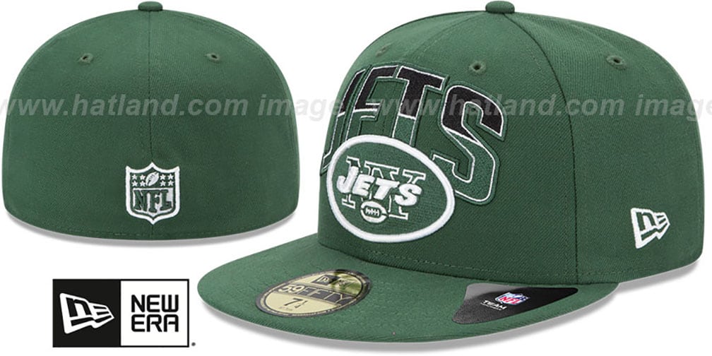 New York Jets NFL 2013 DRAFT Green 59FIFTY Fitted Hat