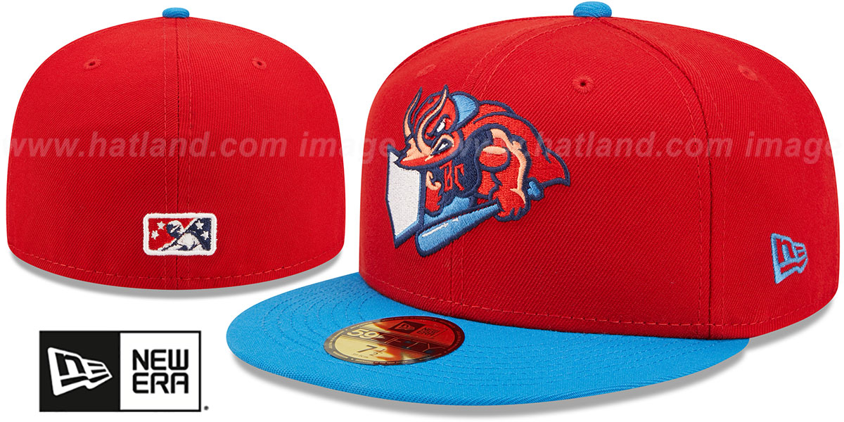 Jacksonville Jumbo Shrimp THEME NIGHT Red-Blue Fitted Hat