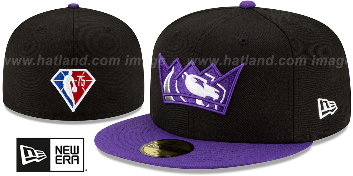 Sacramento Kings 2021 NBA INSIDER DRAFT Black-Purple Fitted Hat