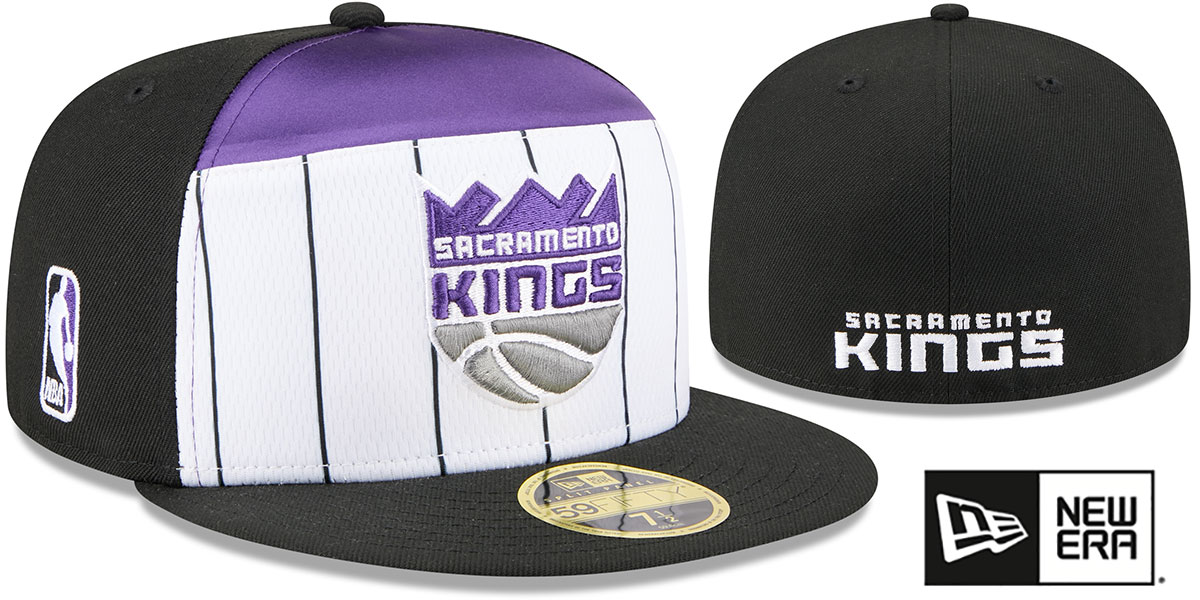 Sacramento Kings 2025-26 NBA SPLIT PANEL TIP OFF Fitted Hat