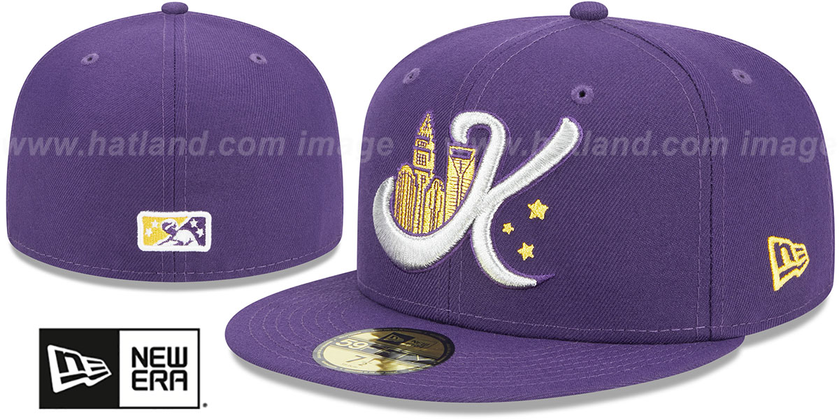 Charlotte Knights THEME NIGHT Purple Fitted Hat by New Era