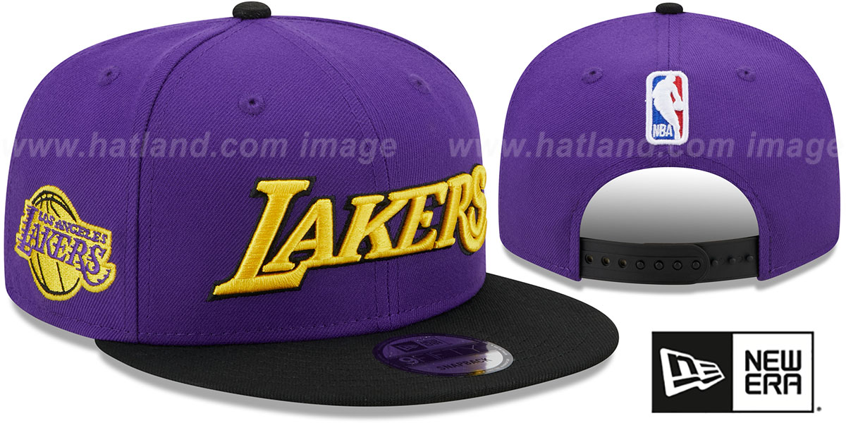 Los Angeles Lakers STATEMENT SNAPBACK Purple-Black Hat