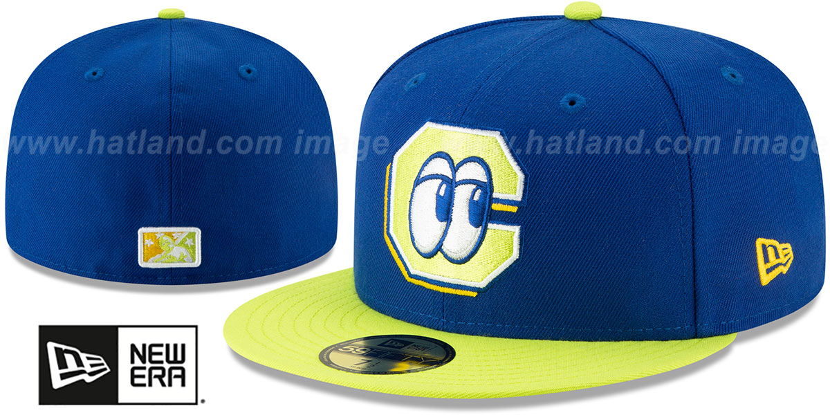 Chattanooga Lookouts COPA Royal-Lime Fitted Hat by New Era