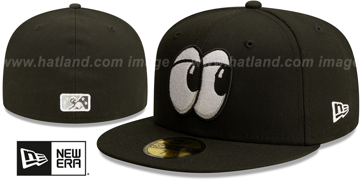Chattanooga Lookouts MILB ONFIELD ALT 1 Black Fitted Hat