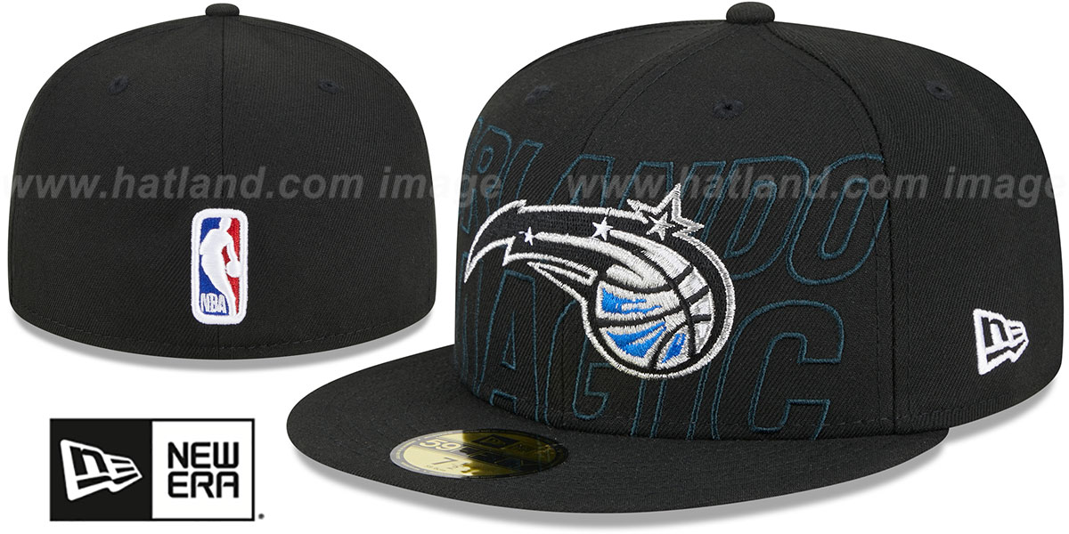 Orlando Magic 2023 NBA DRAFT Black Fitted Hat by New Era