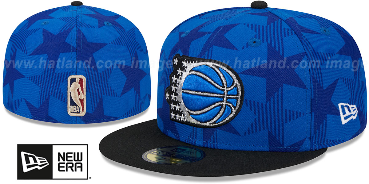Orlando Magic NBA CLASSIX Royal-Black Fitted Hat by New Era