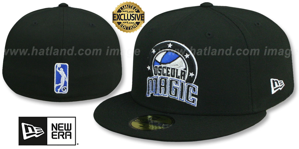 Osceola Magic NBA G-LEAGUE Black Fitted Hat by New Era