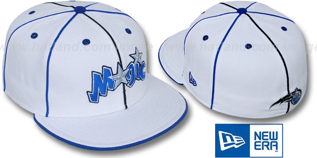 Magic TEAM-PIPING White Fitted Hat by New Era