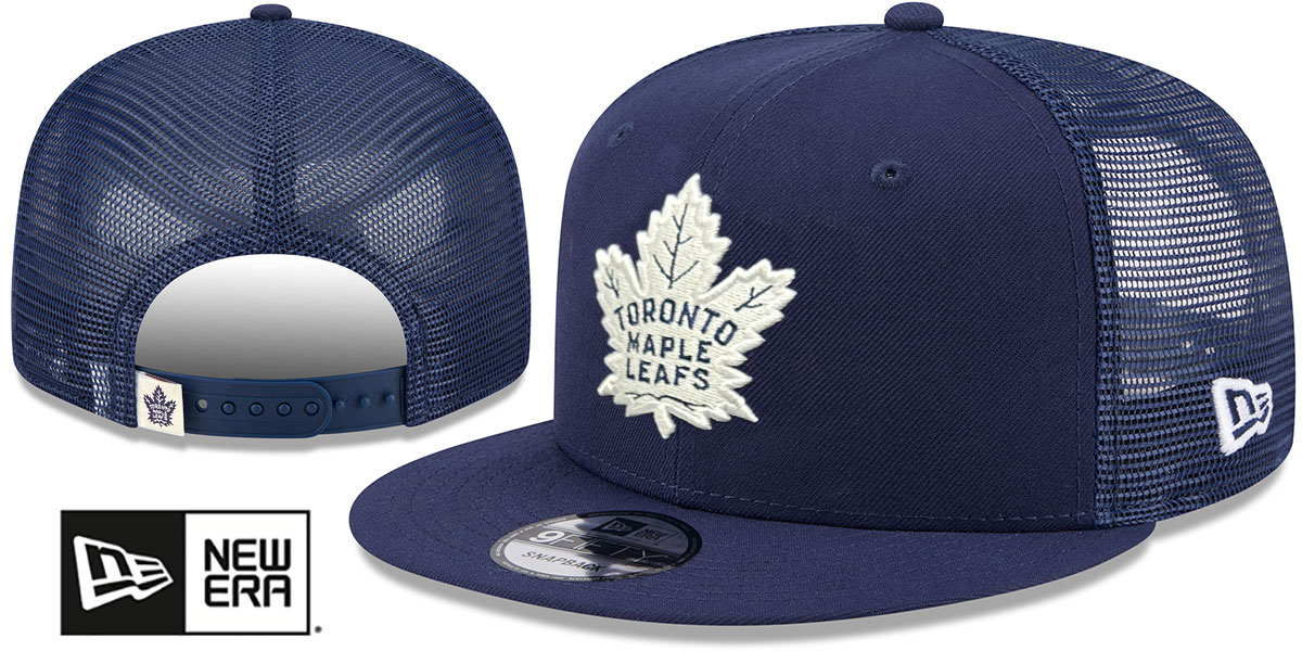 Toronto Maple Leafs TEAM-BASIC TRUCKER SNAPBACK Royal Hat