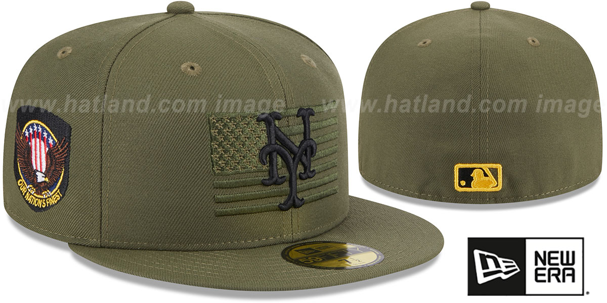 New York Mets 2023 ARMED FORCES STARS N STRIPES Hat
