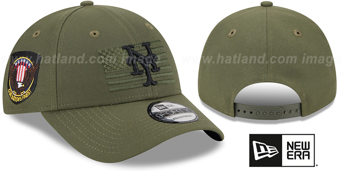 New York Mets 2023 ARMED FORCES STARS N STRIPES SNAPBACK Hat